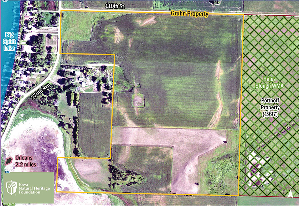 Iowa Natural Heritage Foundation secures 132 acres on east side of Big ...